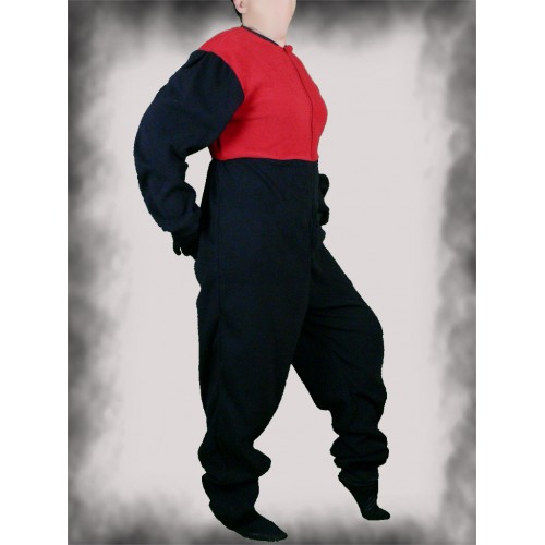 Langer Strampler *Zweifarbig* Fleece